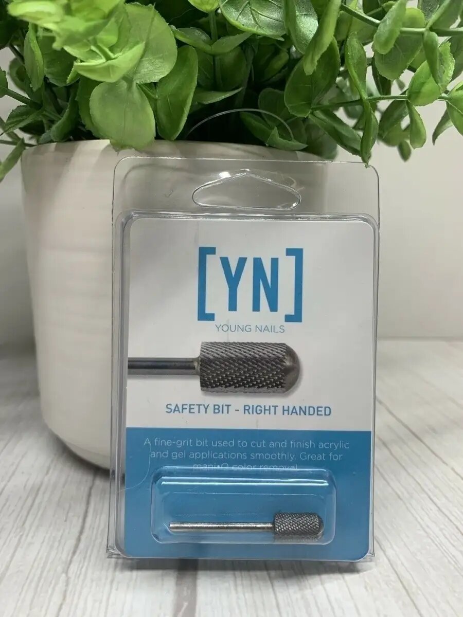 Безопасная фреза снятия гель-лака для правшей - Safety Bit бренд Young Nails, США