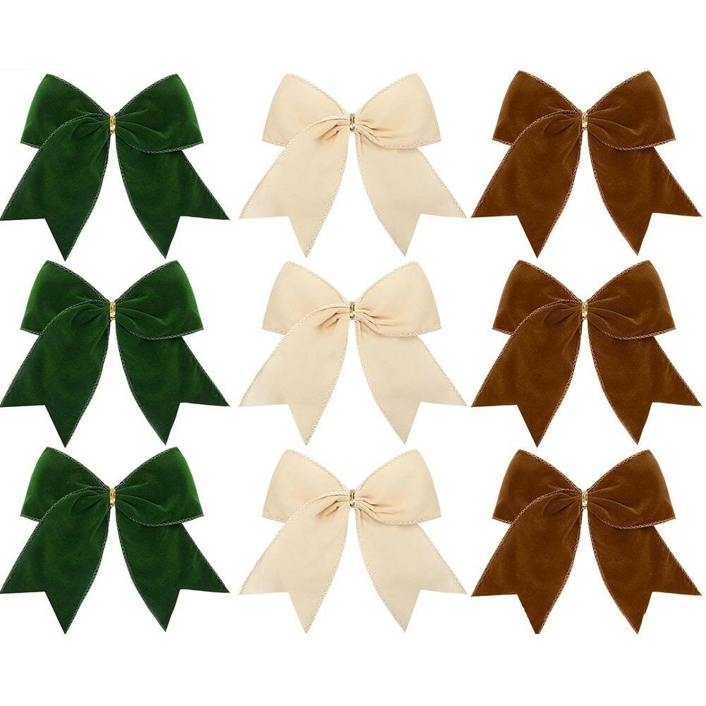 Украшение на елку "Большая бархатная бабочка"