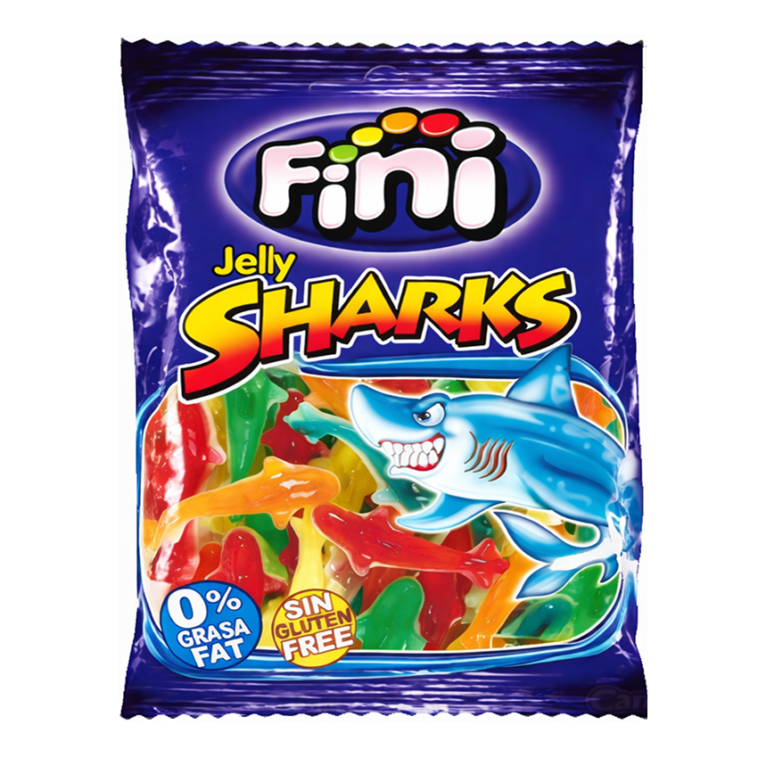 Fini Sharks жевательный мармелад акулы 100 гр