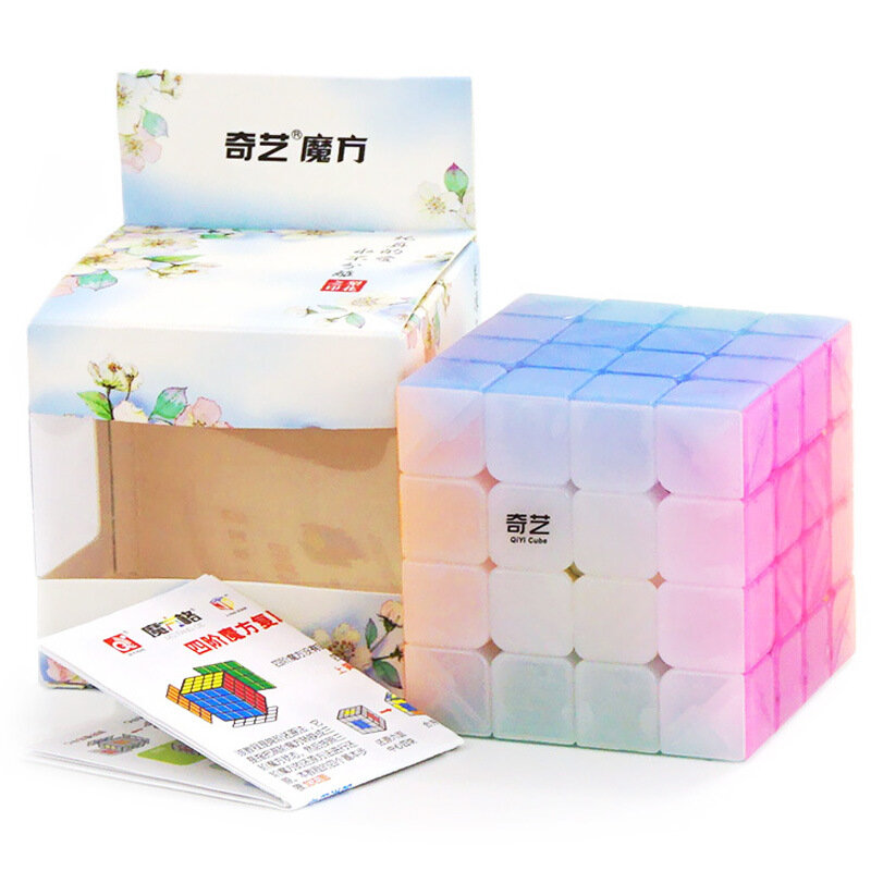 [Qiyi фруктовый желе серии кубиков Рубика] Пирамида 2345 косой поворот SQ смещенный цвет прозрачный и изысканный кубик