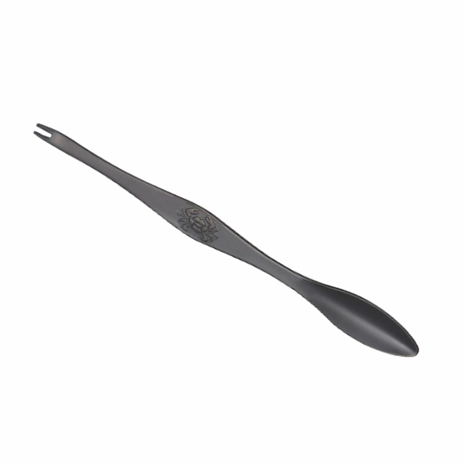 Стальные кухонные принадлежности для морепродуктов: вилка и ложка извлечения мяса крабов