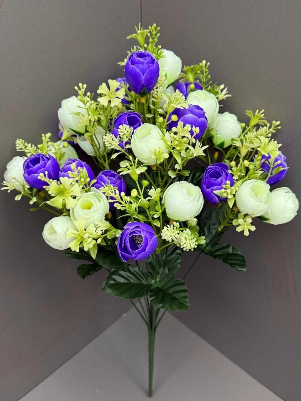 Искусственные цветы, крокусы, для декора интерьера, для кладбища