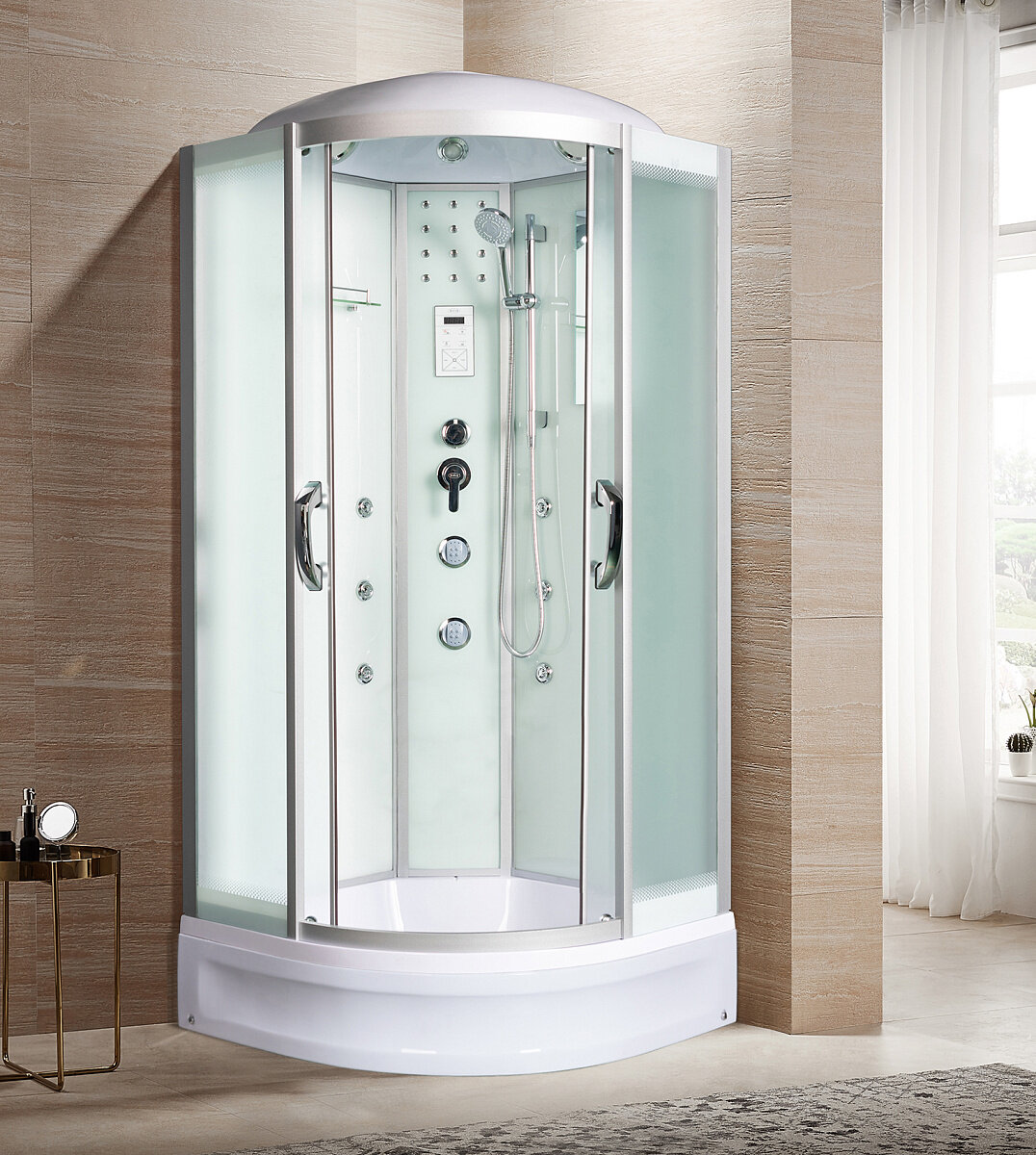 Душевая кабина RIVER TEMZA 90/24 МТ стекло матовое