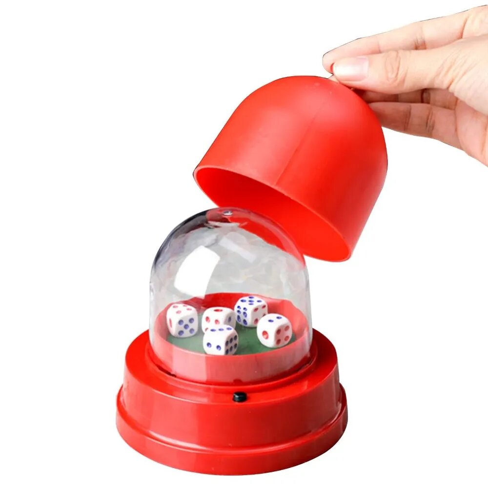 Электронный кубик для игры с 5 кубиками