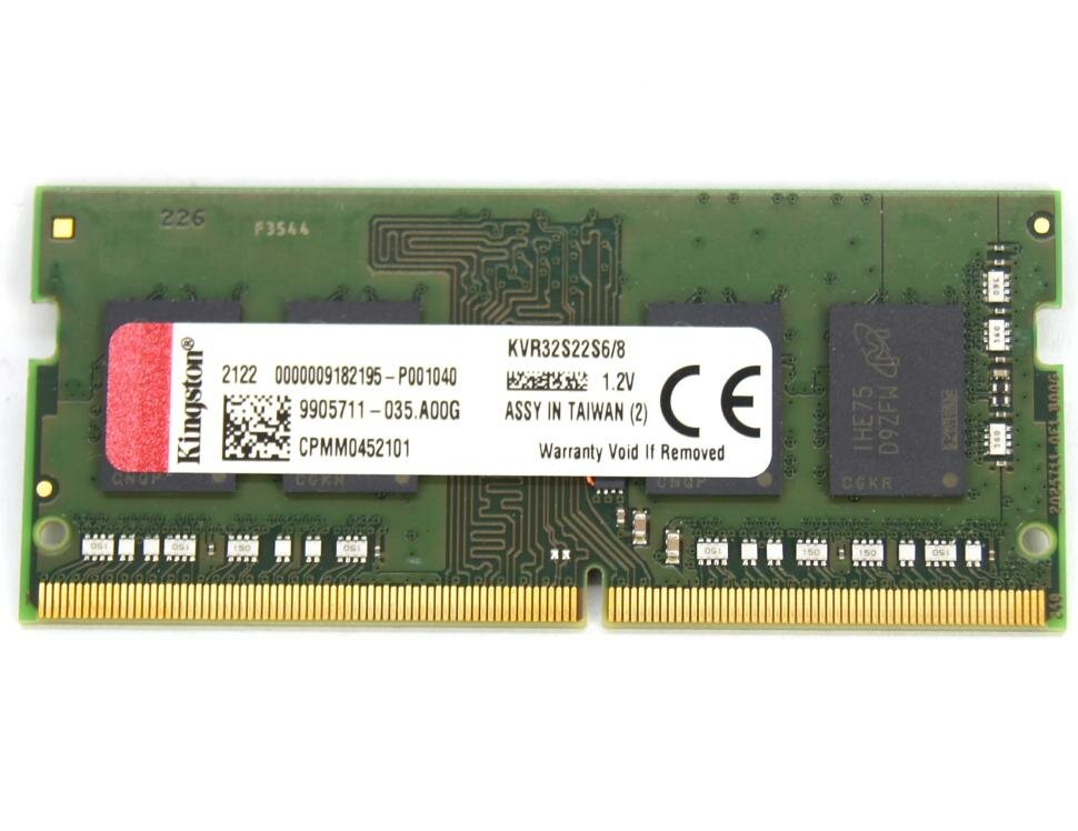 Оперативная память SO-DIMM DDR4 8GB Kingston