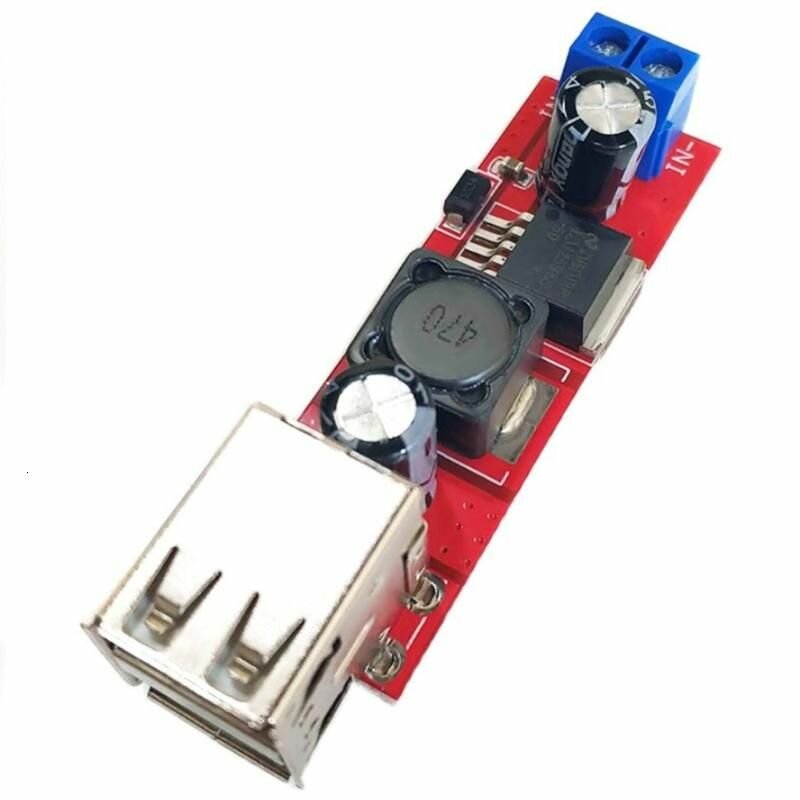 USB DC-DC напряжение модуля спуска 6V-40 В до 5 В для зарядки питания транспортного средства