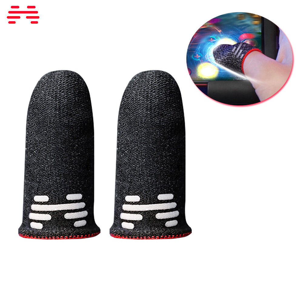 Betop Рукавицы для пальцев для мобильных игр из углеродного волокна, 방수ные, для сенсорного экрана телефона, для большого пальца, 2 штуки, Материал углеродное волокно, Толщина ≤0.25мм