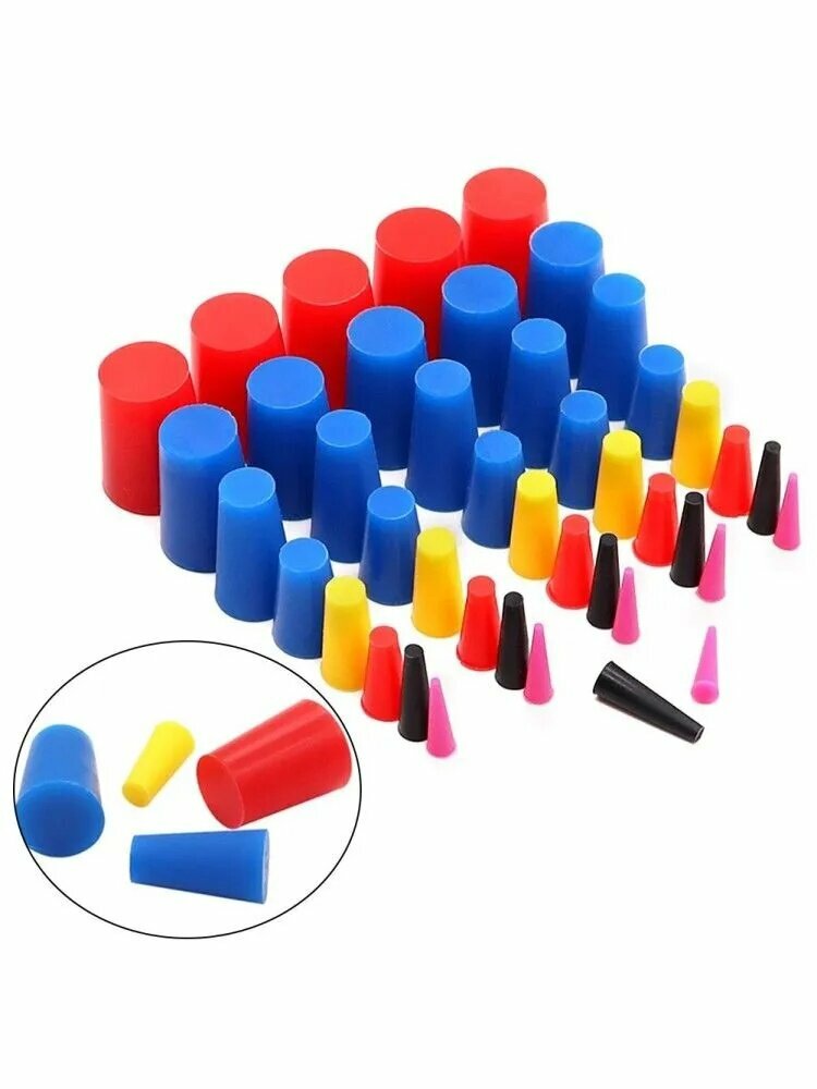 Комплект конических пробок из высокотемпературного силиконового каучука