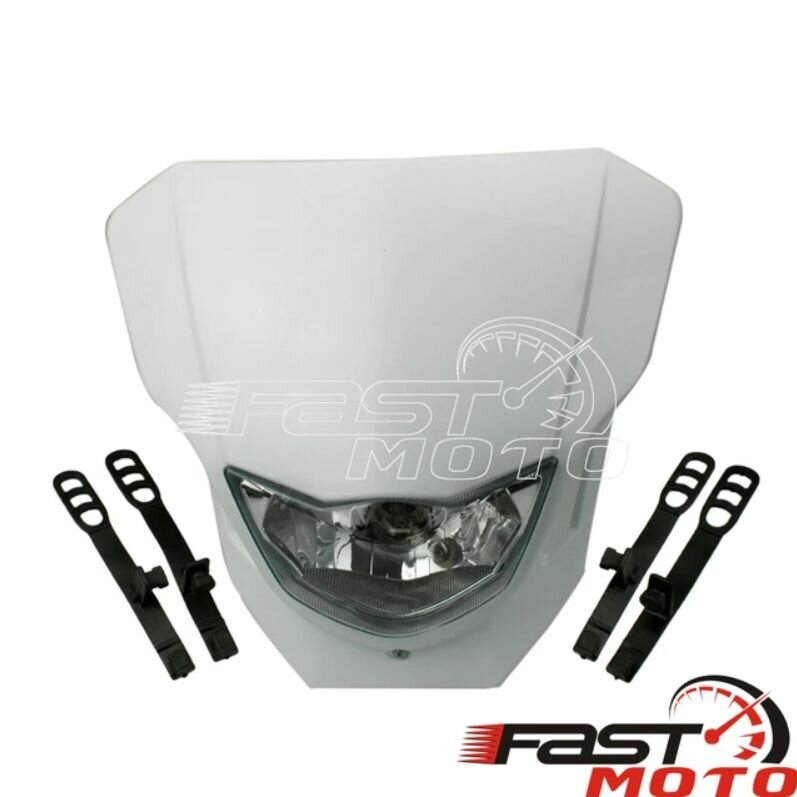 Фара головного света в сборе на мотоцикл, эндуро, питбайк