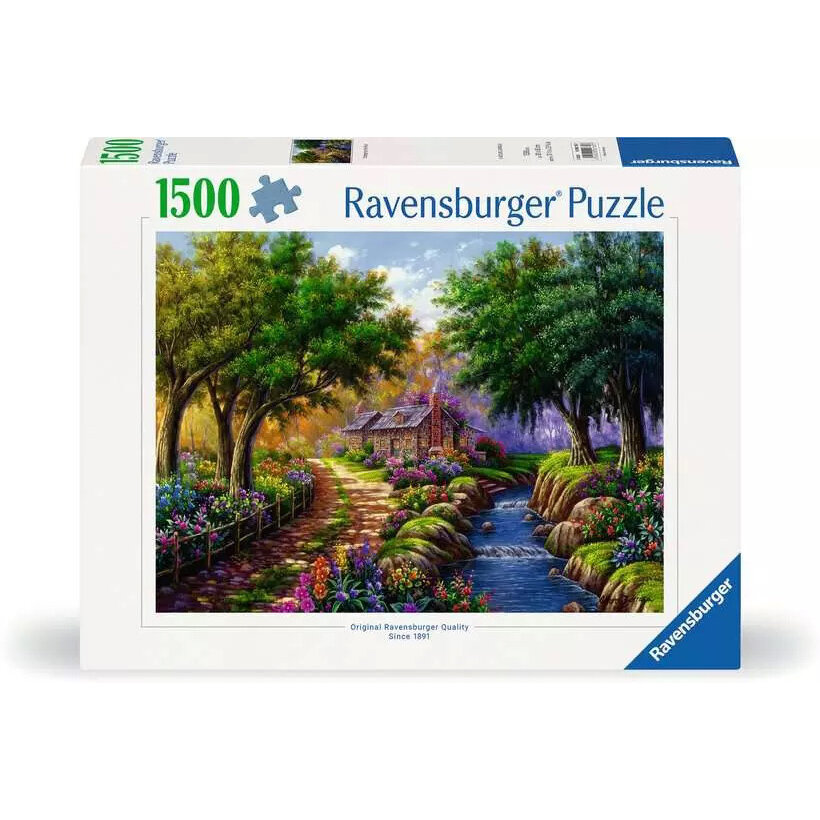 Пазл Ravensburger 1500 Домик у реки, арт.00735, классический