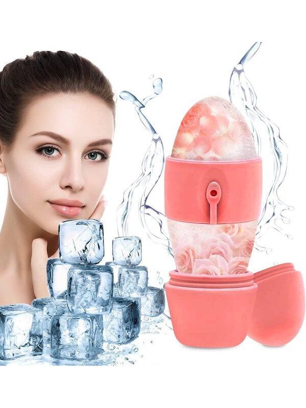 Лед для лица, косметическая криосфера, форма для льда, ледяная сфера компресс, массажер