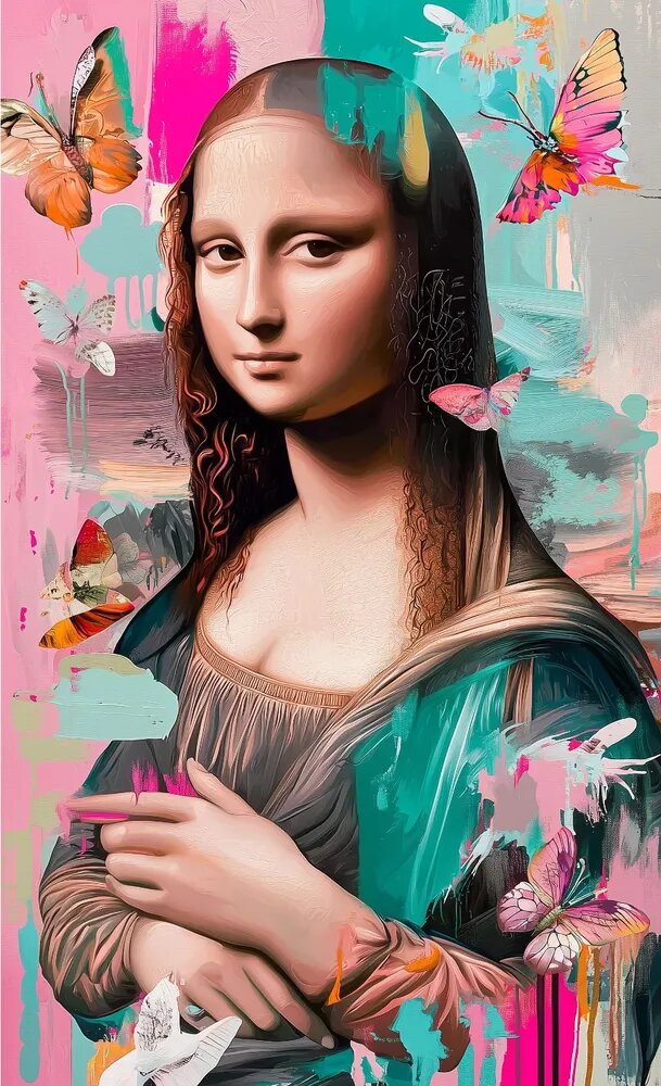 Алмазная Мозаика "Мона Лиза" 40х50 См Алмазная Вышивка / Картина Стразами Подарков / Украшения