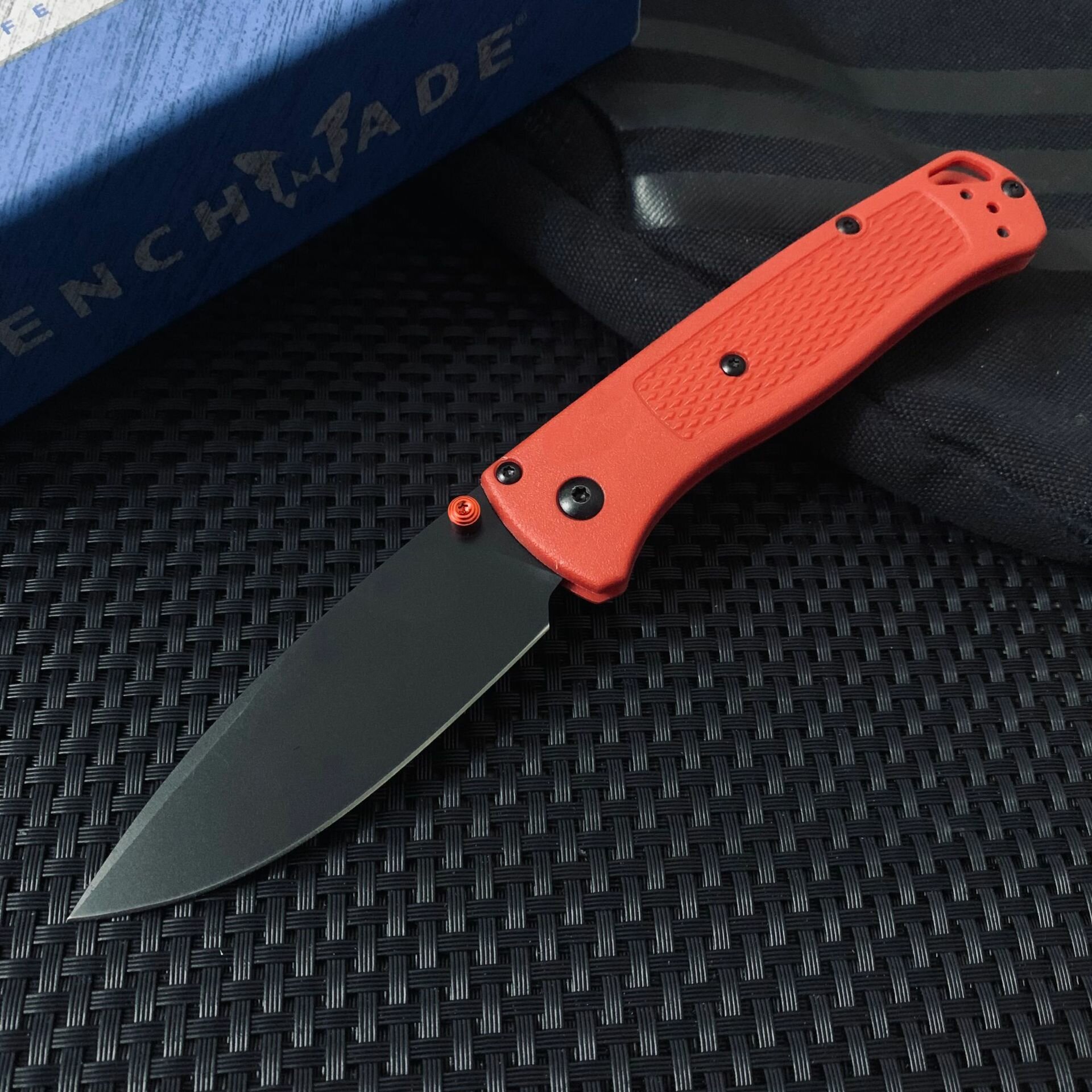 Складной нож BM -434.999999999% off из нейлона и стекловолокна, нож для кемпинга, острый нож для выживания в дикой природе, портативный нож для ключей