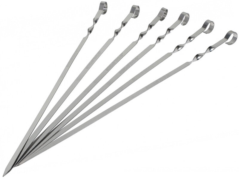 Набор шампуров Lesnikovo 45 см, 6 штук