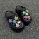 Джиббитсы для Crocs и сабо, подвески-цветы и бабочки, материал ЭВА, нежно-пастел...