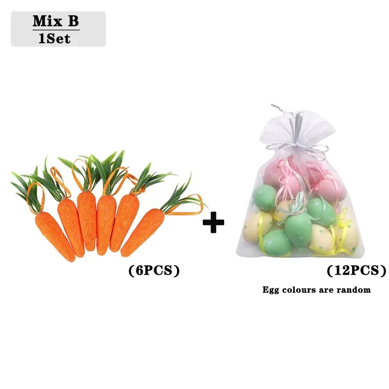 Пасхальные яйца из пенопласта 6-120 шт. Mix B-1Set