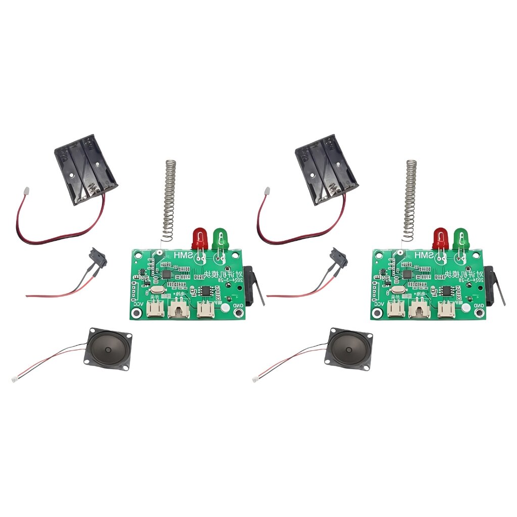 Circuit Board Module Educational Science Toy Craft Project Kits for Kids Intercom Toy and Circuit Assembly Practice 2PCS