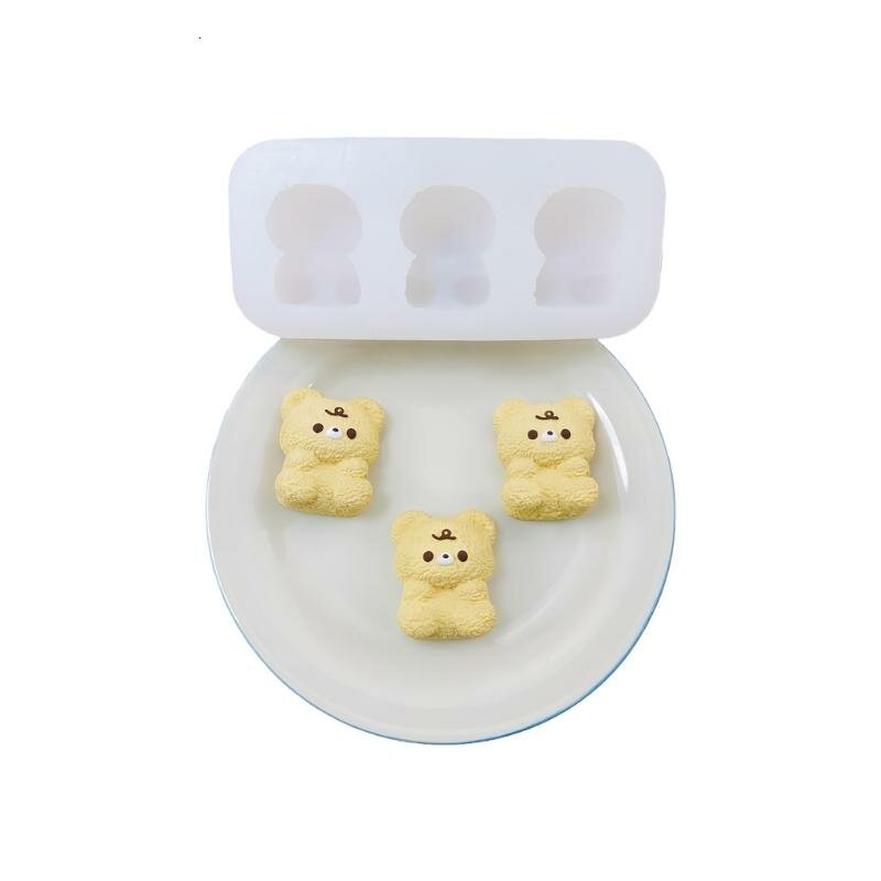 Силиконовая форма в виде мишки, 3218