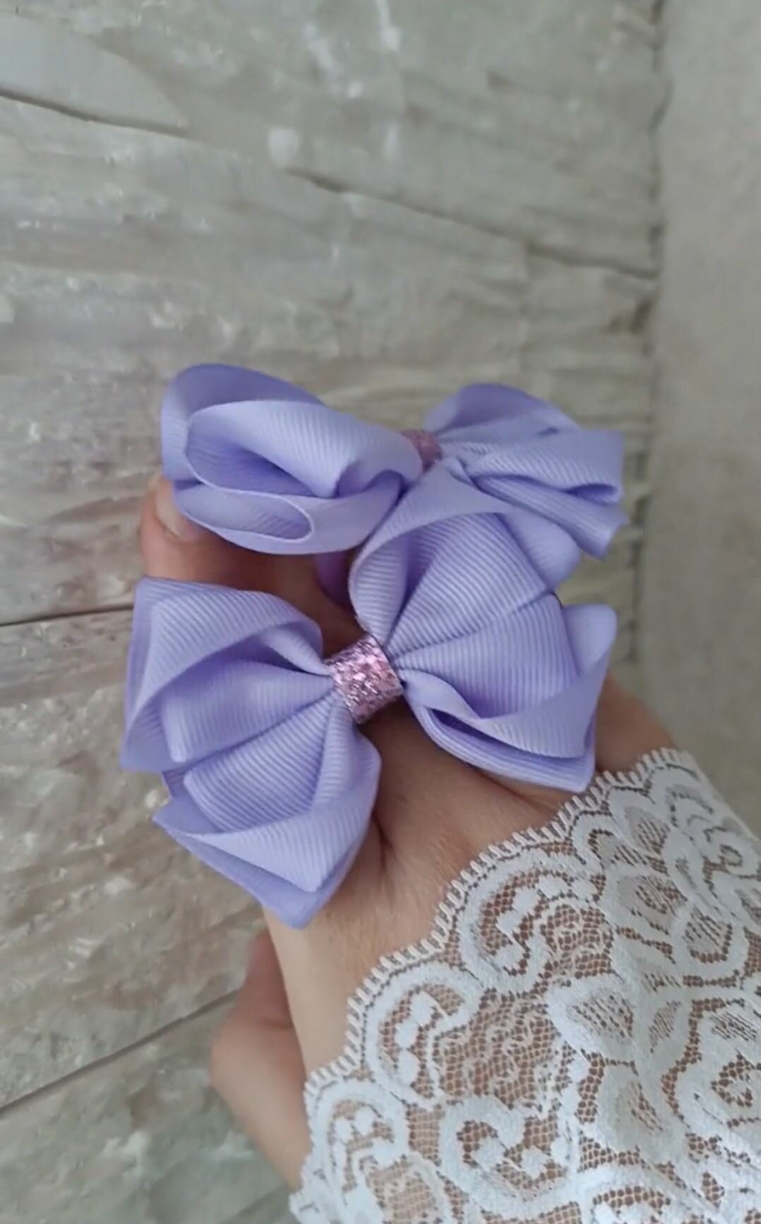 Банты для волос на резинке