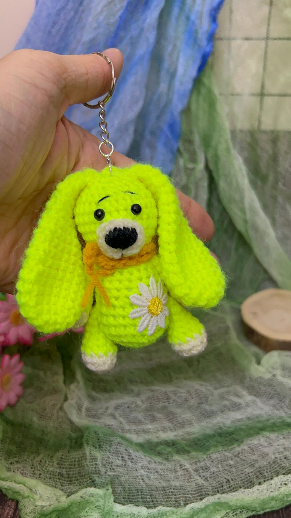 Вязаная игрушка брелок кукла Вуду ручной работы. Кукла Вуду