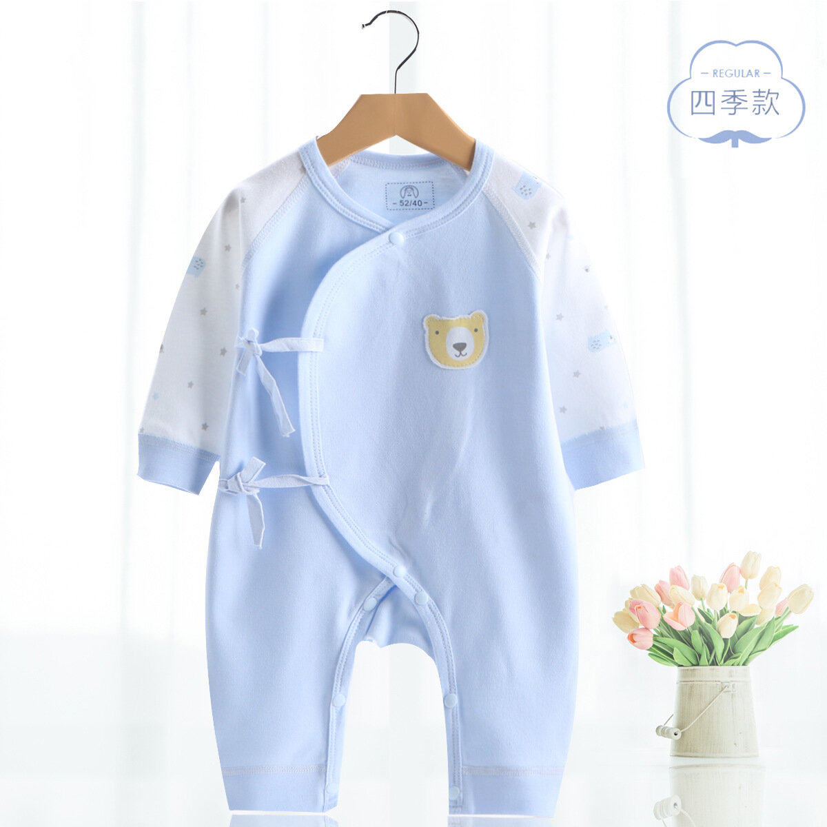 2026 Новейшие осенние зимние детские вещи для новорожденных, комбинезон класса А, чистый хлопок, базовый слой, 0-3-6 месяцев, детский ромпер