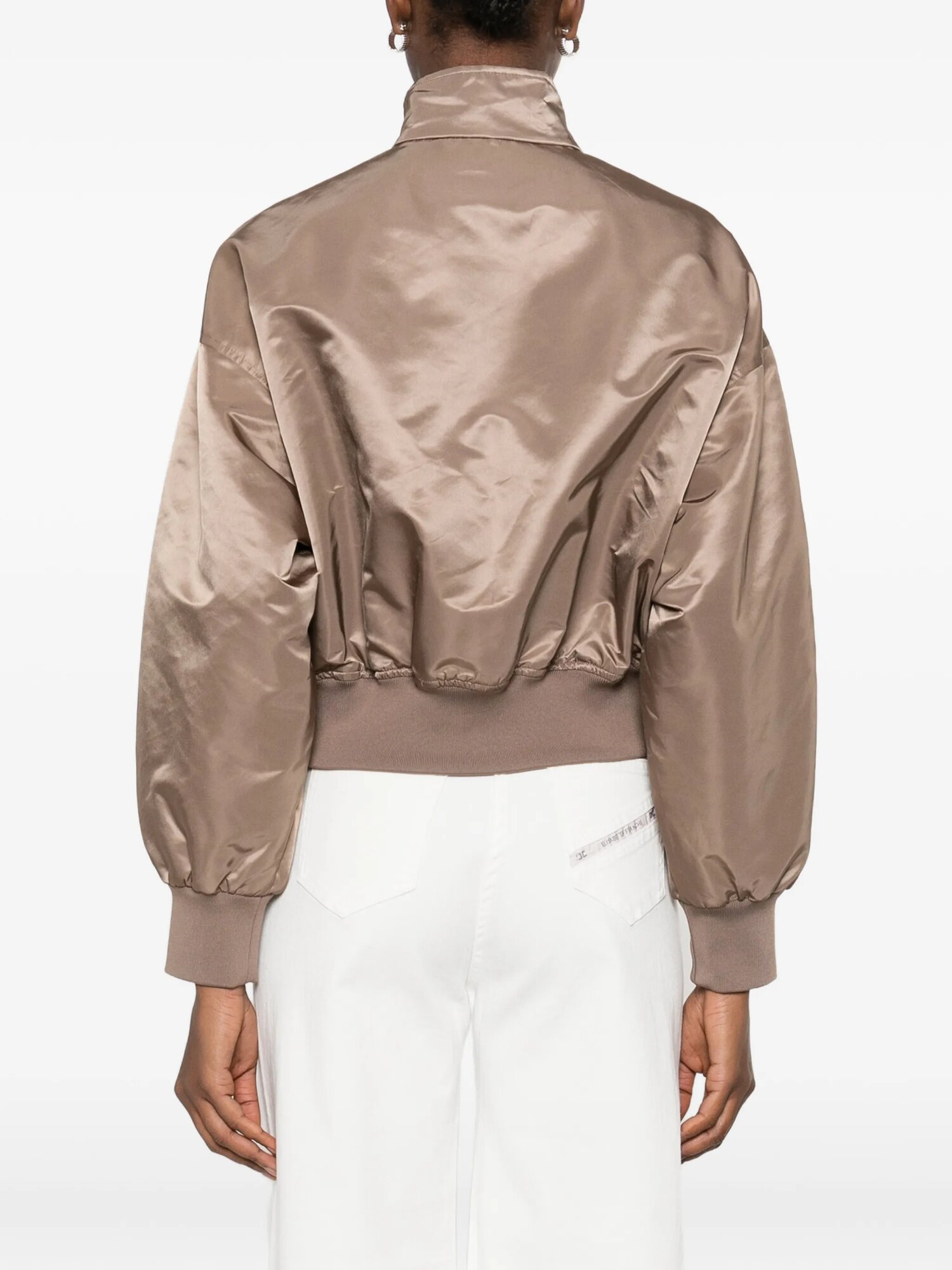 Куртка Elisabetta Franchi Zip-up bomber jacket, размер 44, разноцветный — фото 1
