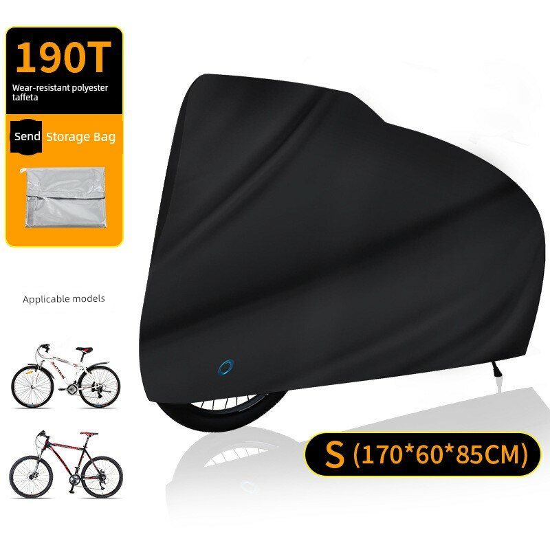 Чехол для велосипеда из полиэстера 190T, чехол для электровелосипеда, защита от дождя, пыли и солнца, полностью