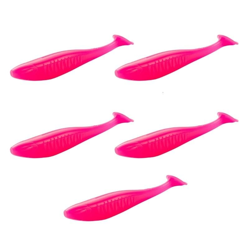 5 шт. плавающих приманок с хвостовым плавником 10 см для рыбалки на форель и судак, 5