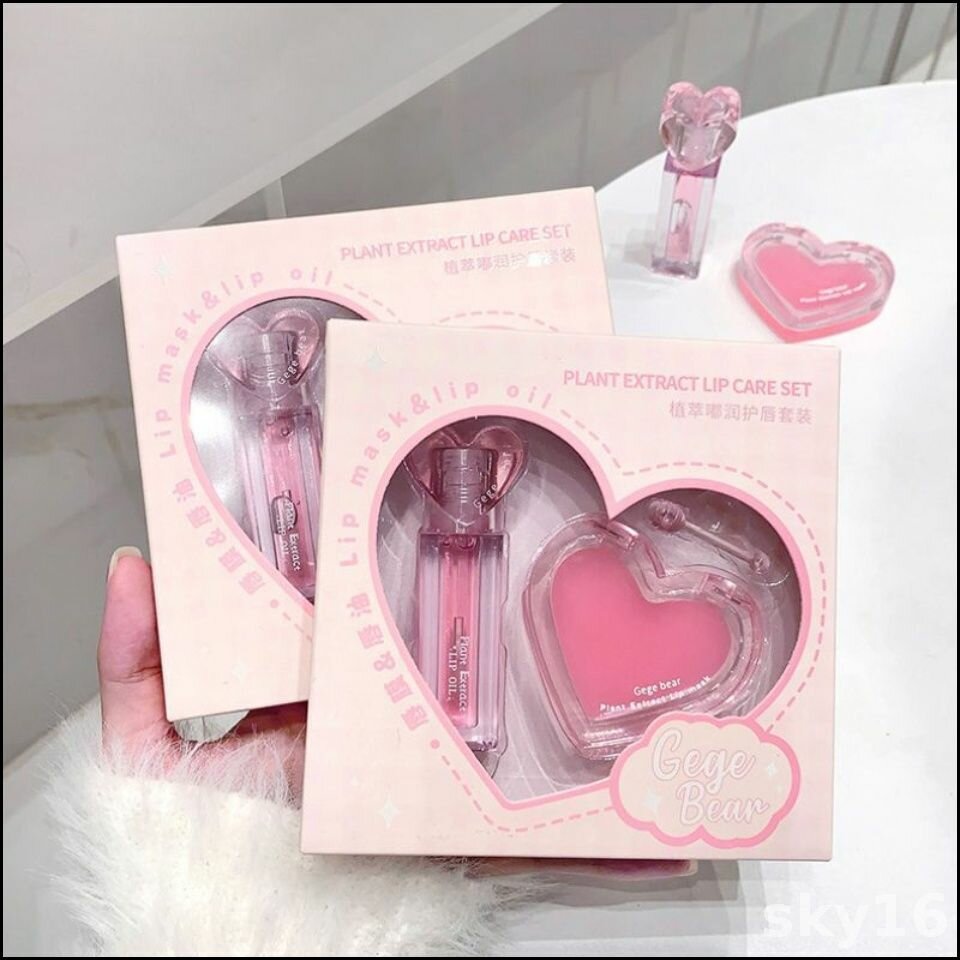 Бальзам для губ, Gege Bear, Новички, увлажнение, природа, голый макияж