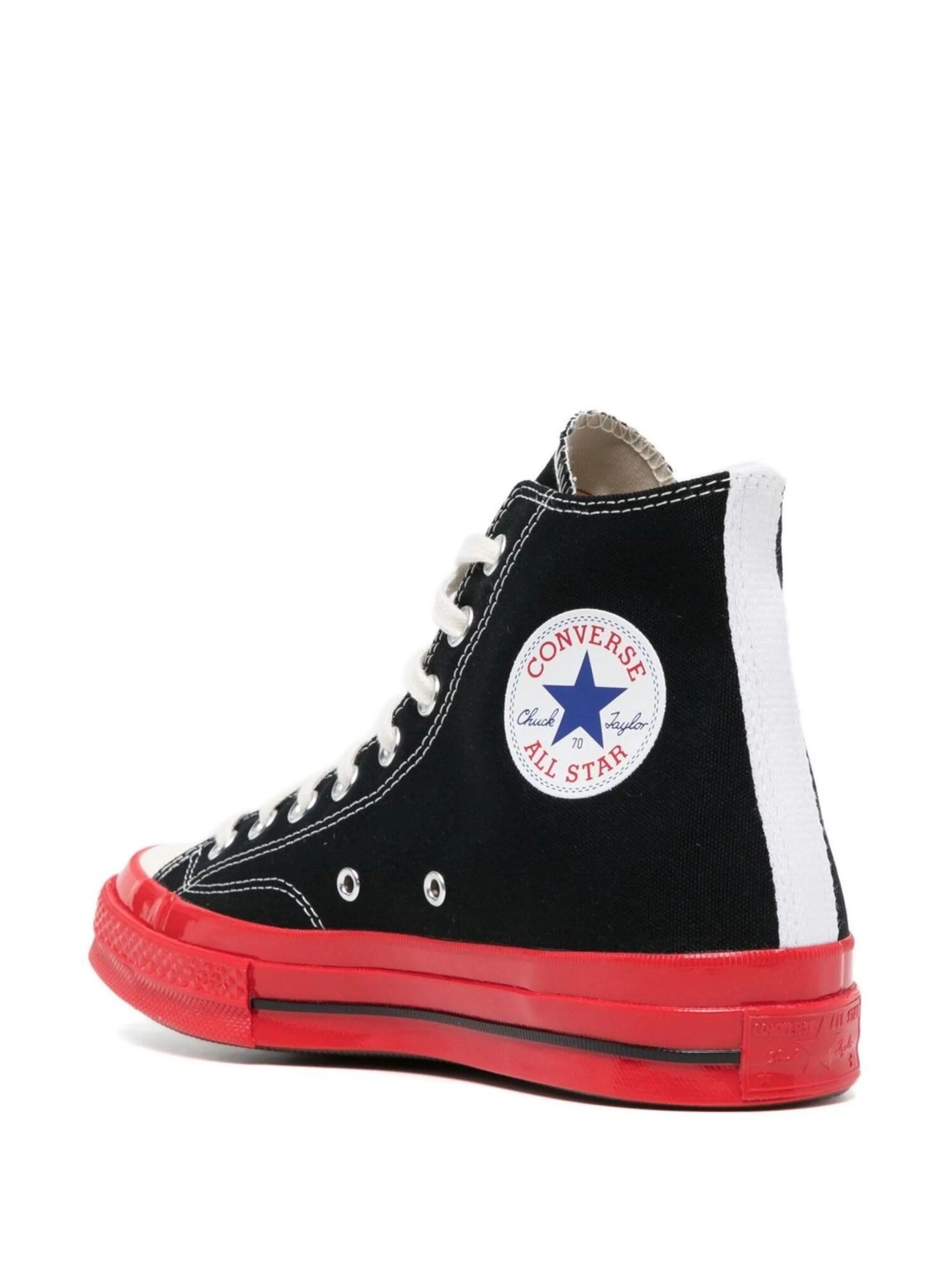 Кроссовки Comme des Garcons PLAY x Comme des Garcons PLAY Chuck 70, размер 7 US, чёрный — фото 1