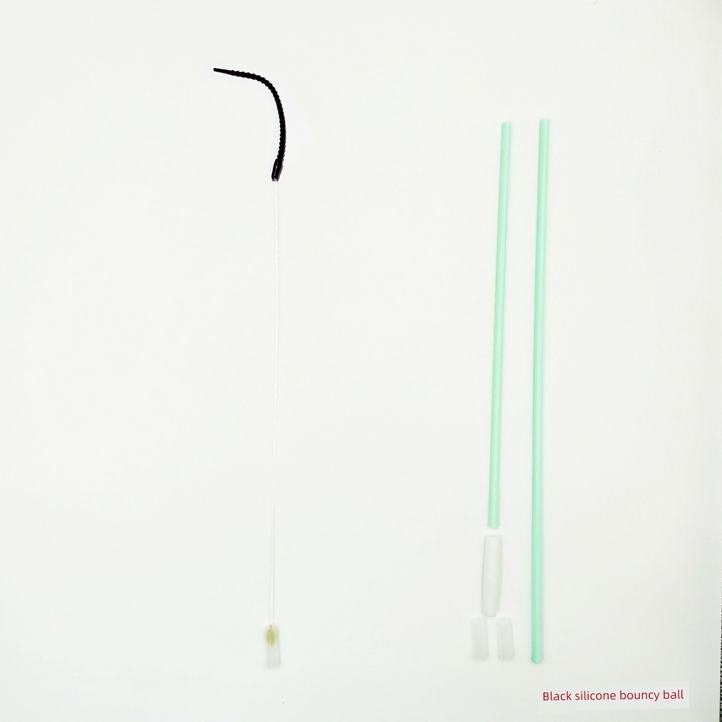 Черные силиконовые эластичные хвосты для кошачьих игрушек, одна штука для захватывающих игр с кошкой