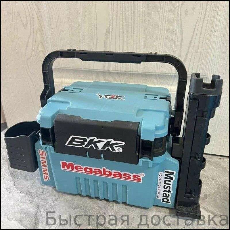 Новый 2026Эксклюзивное многофункциональное рыболовное ведро объемом 6 литров оранжевого цвета, оснащенное держателем удочки и предназначенное для хранения снастей или транспортировки улова