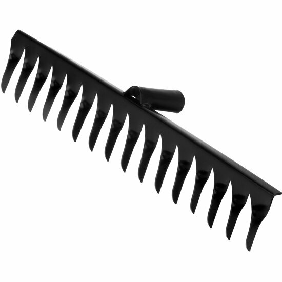 Грабли Сибртех стальные 420 мм, 16 витых зубьев, без черенка 61750