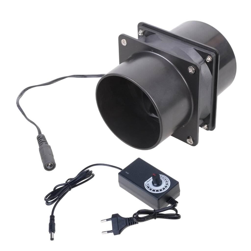 Вытяжной вентилятор 80 мм 12 В для паяльной станции