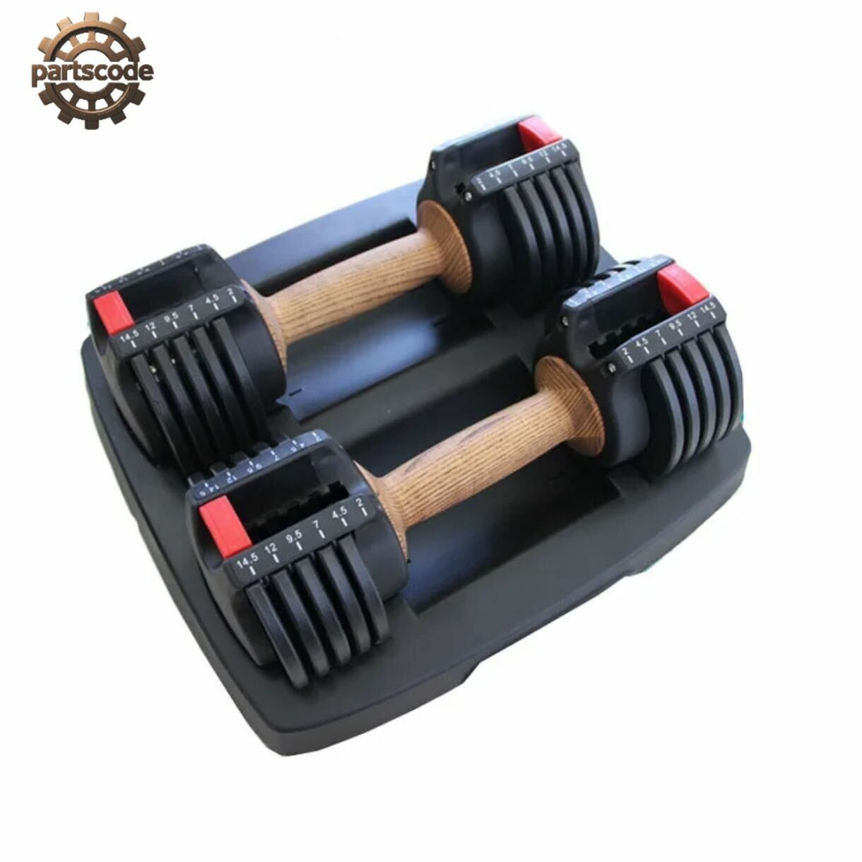 Гантели pro52 комплект 2 штуки по 30 кг