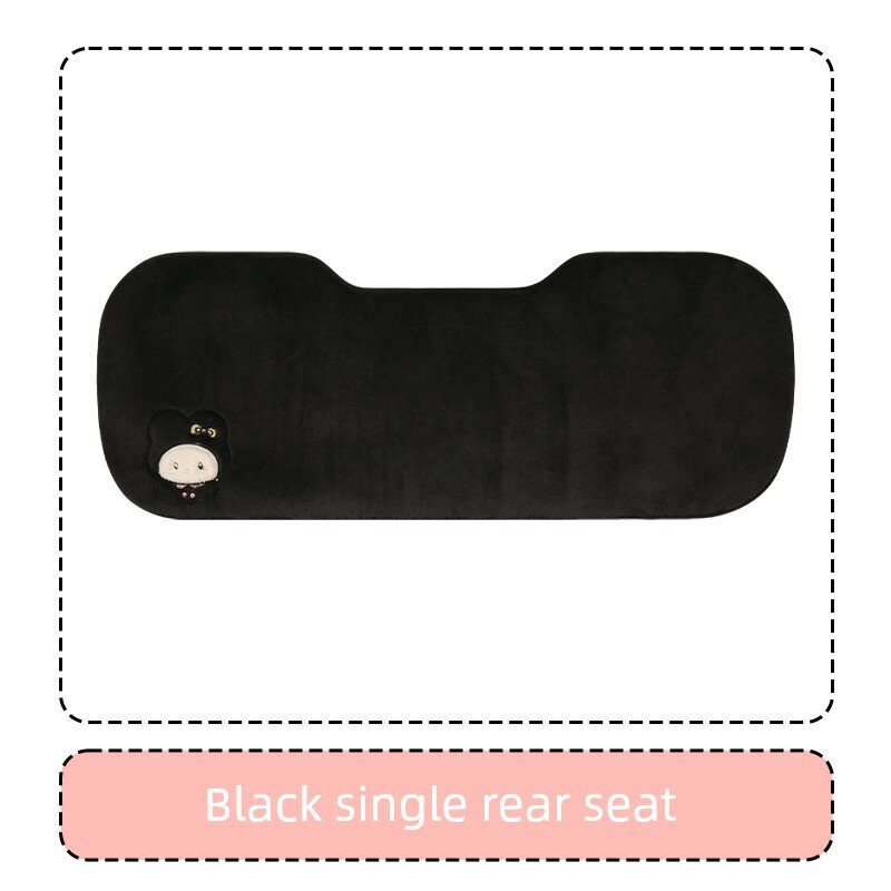 Милая мультяшная накидка на автомобильное сиденье для женщин на осень и зиму, плюшевый чехол-накидка на сиденье,