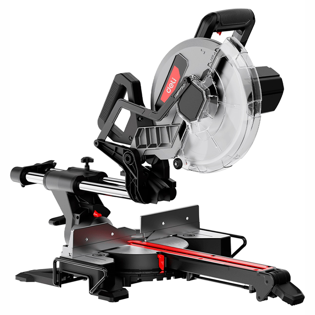 Пила торцовочная Deli Торцовочная пила Deli DE570 || (2000Вт, 5000об/мин, диаметр диска 255мм) уц-2-1