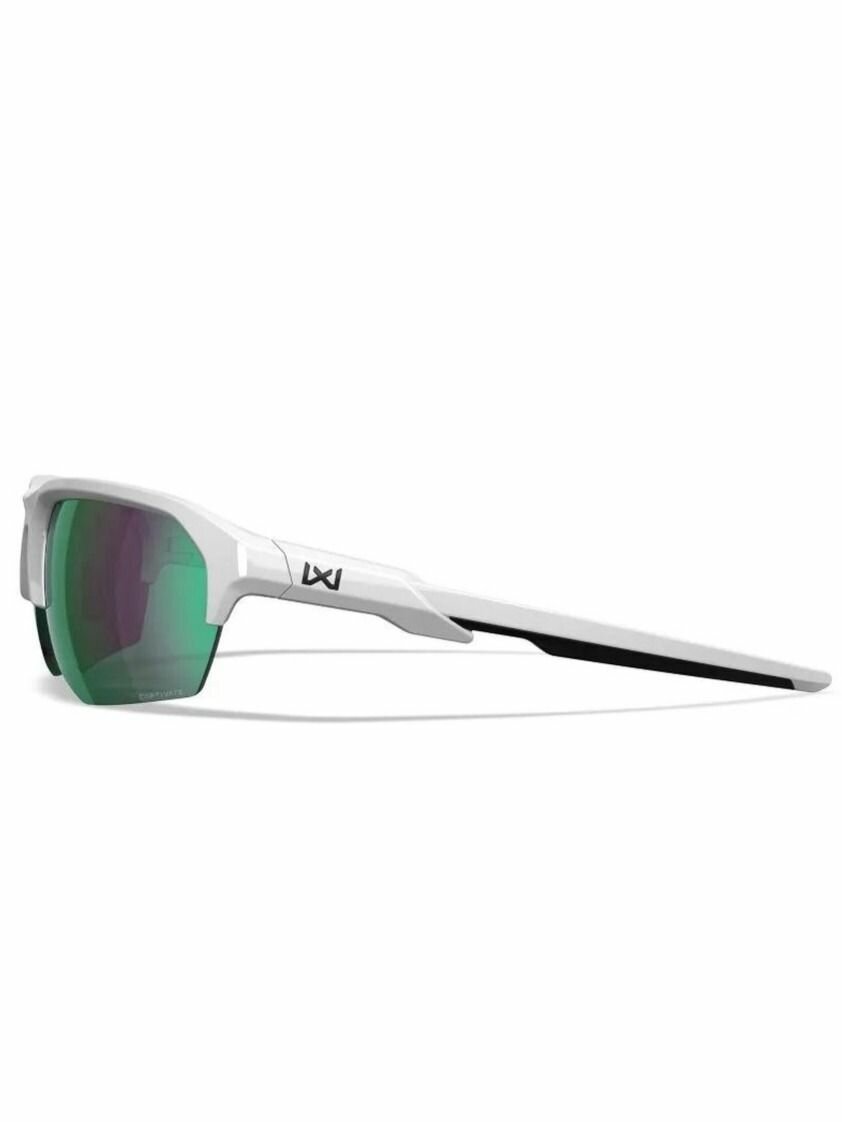 Поляризованные защитные очки Wiley X JAKL CAPTIVATE Polarized Green Mirror Lenses and White Frame CHJKL07