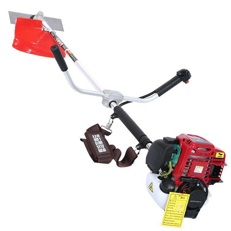 Ранцевая четырехтактная газонокосилка, сельскохозяйственная бензиновая мотокоса, многофункциональный боковой триммер для травы, мощный кусторез.