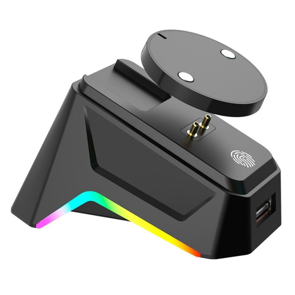 Магнитная Зарядная док-станция для игровой мыши С нескользящим основанием и конструкцией из ABS для GPW4/GProX / G502 / X /G903