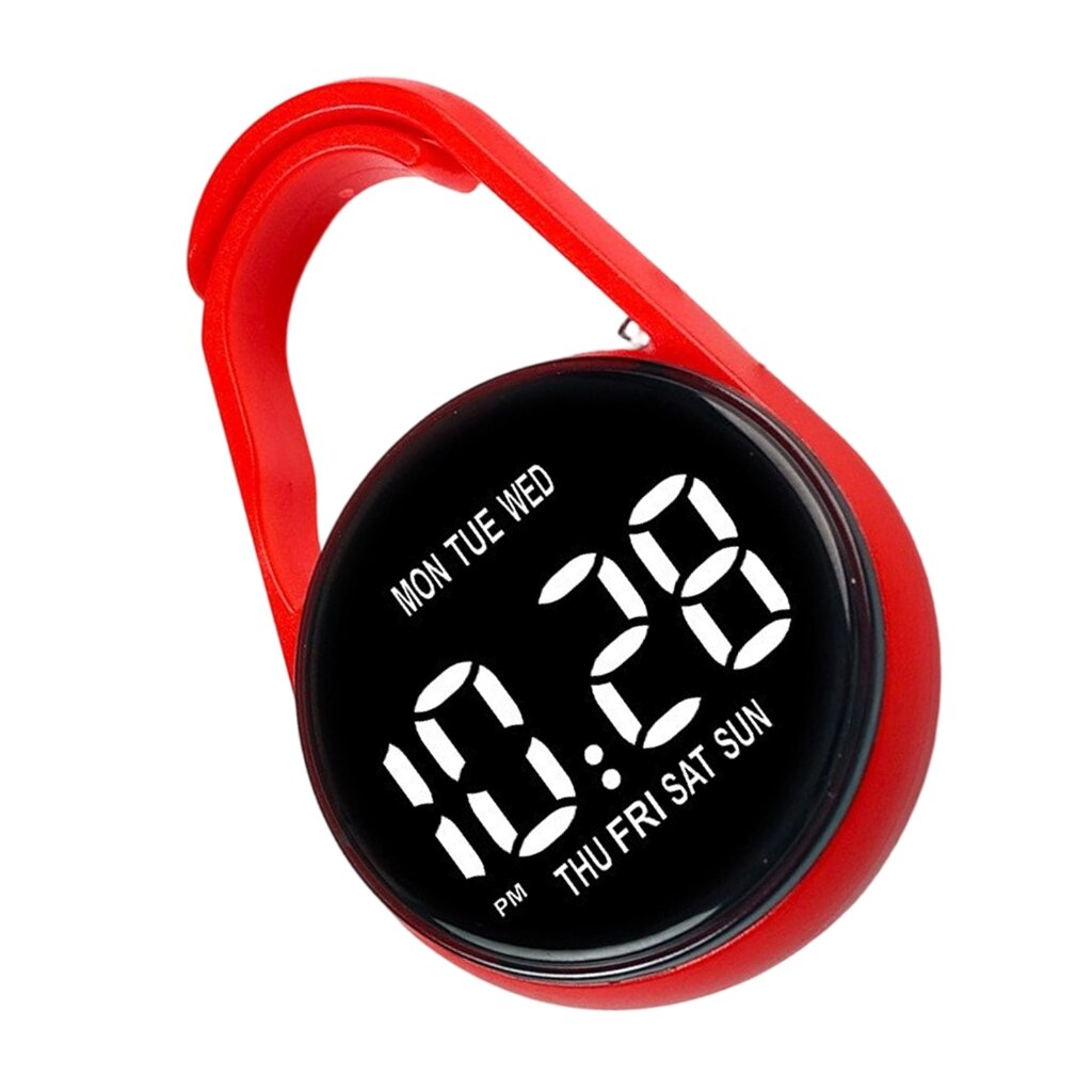 Маленькие цифровые часы-брелок с сенсорным управлением Часы для школьных экзаменов для детей