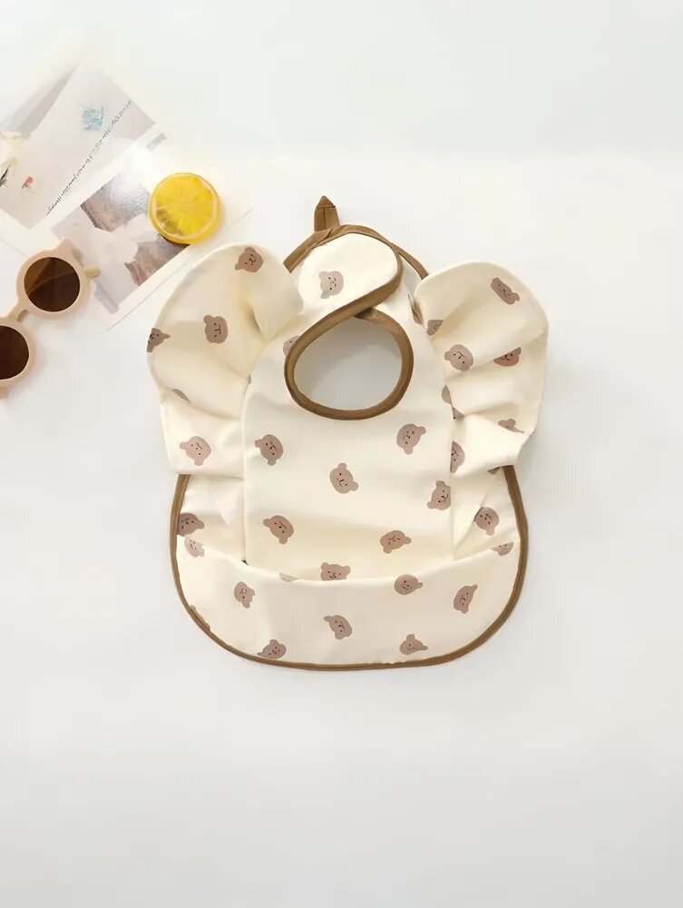 Слюнявчики для новорожденных/Стильный водонепроницаемый нагрудник 1 шт