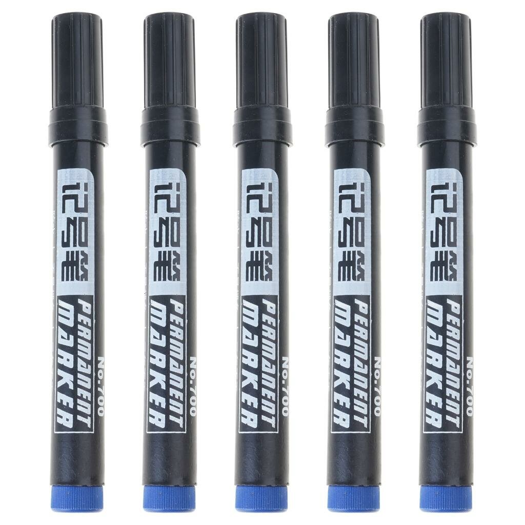 1/5/10 шт. Фломастер на масляной основе, перманентный маркер для металла, пластика, стекла