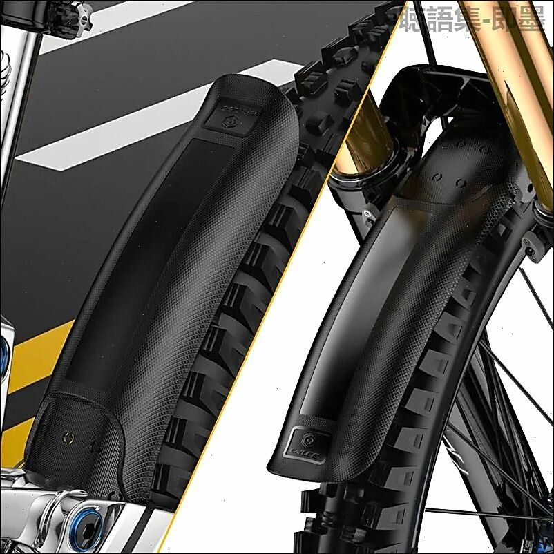 Велосипедные крылья, жесткие крылья для горного велосипеда, универсальные для передней и задней части, удлиненные и расширенные, одна пара/черный