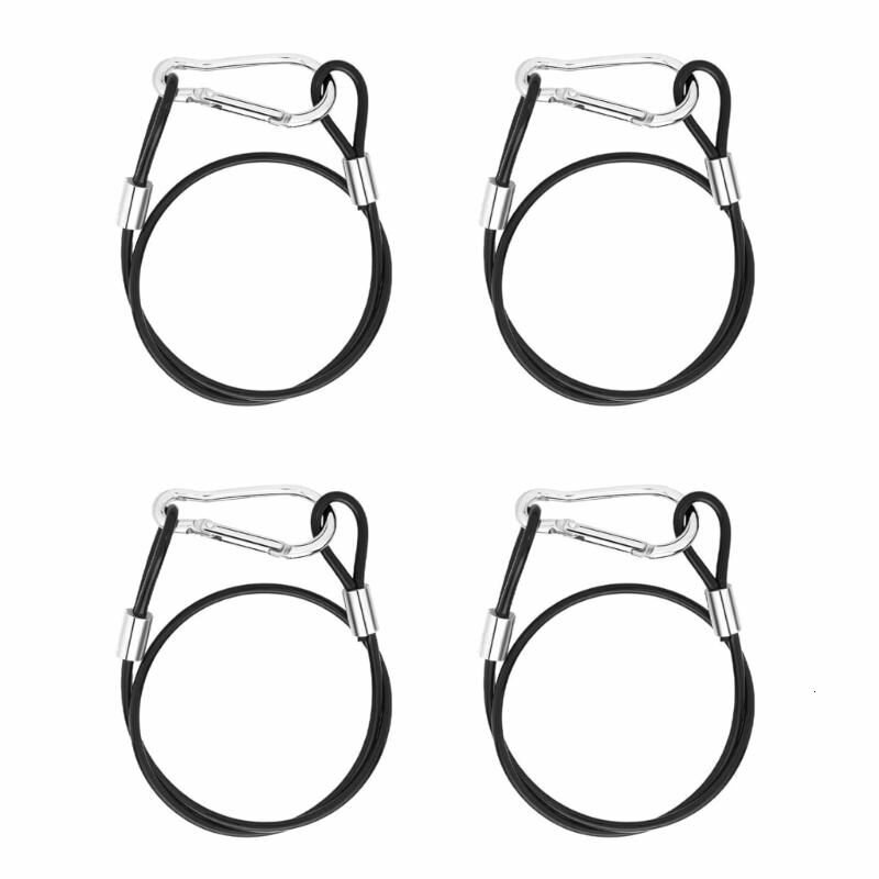 Стальной трос с карабином для птиц