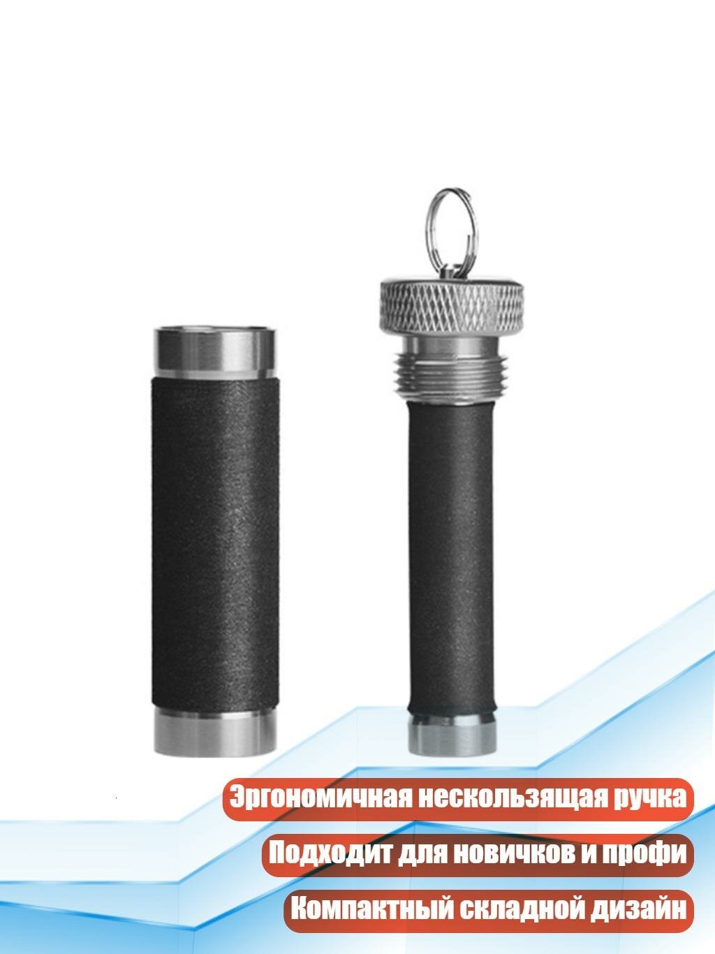 Универсальный инструмент для завязывания узлов на рыболовной леске, Серый