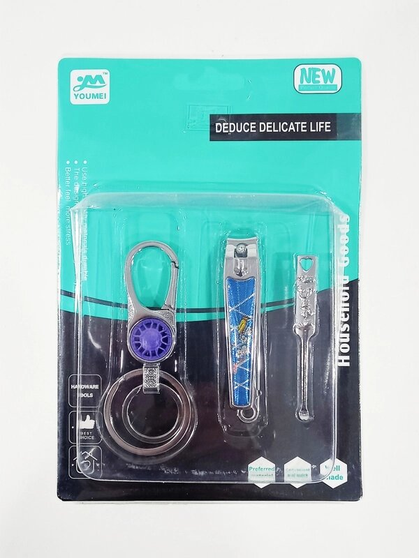 Набор маникюрный и педикюра, ногтегрызка карабин швейцарский нож складной ножик дорожный