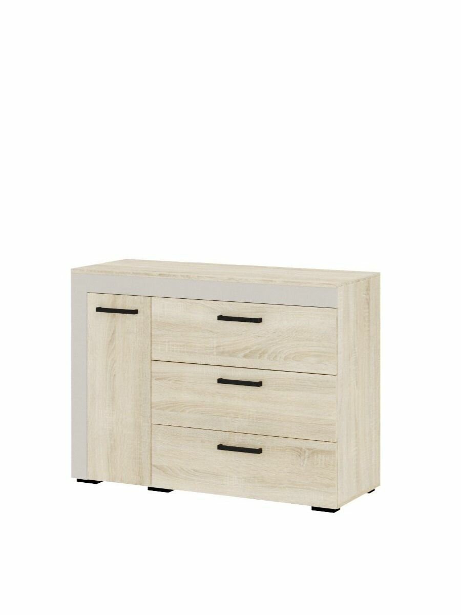 Комод Спальня Адель (дуб сонома/кашемир) 820х1100х425, для дома, спальни, гостиной, тэкс