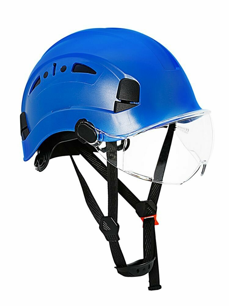 Строительная каска (защитный шлем) с регулируемыми солнцезащитными очками