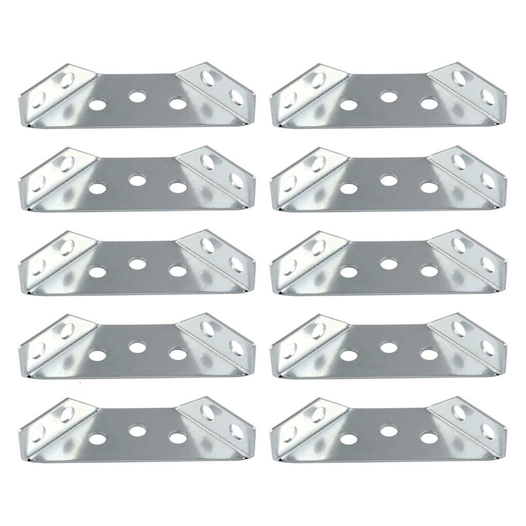 Угловые крепления для корпусной мебели, 10 шт.